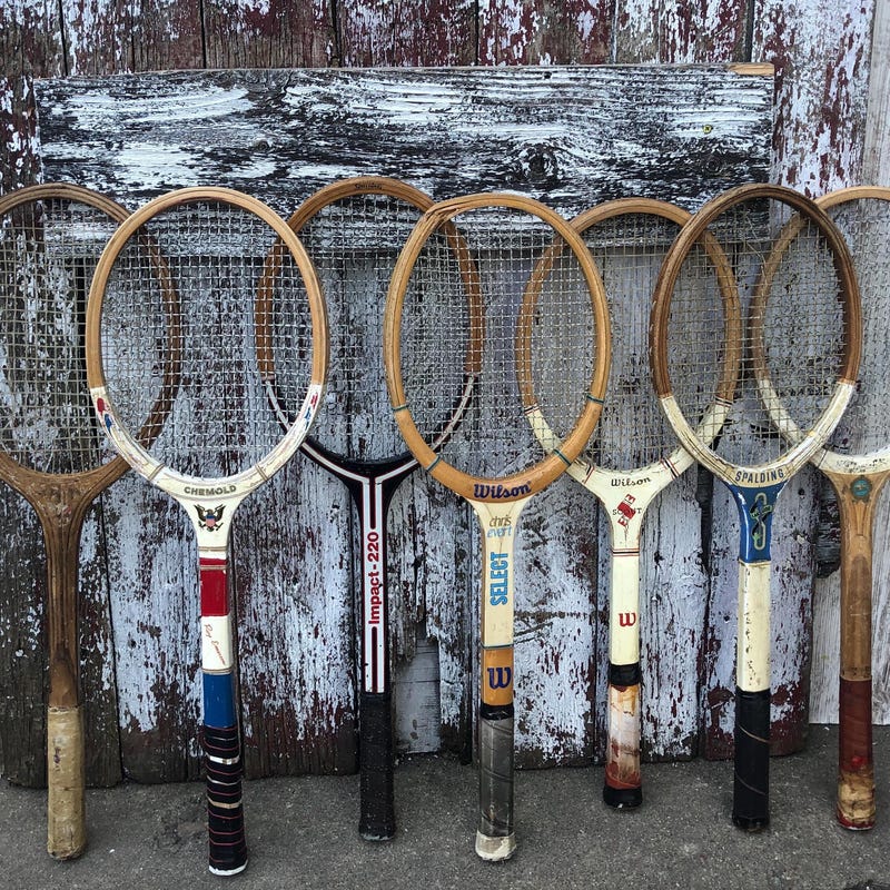 Wood Tennis Racket - Etsy