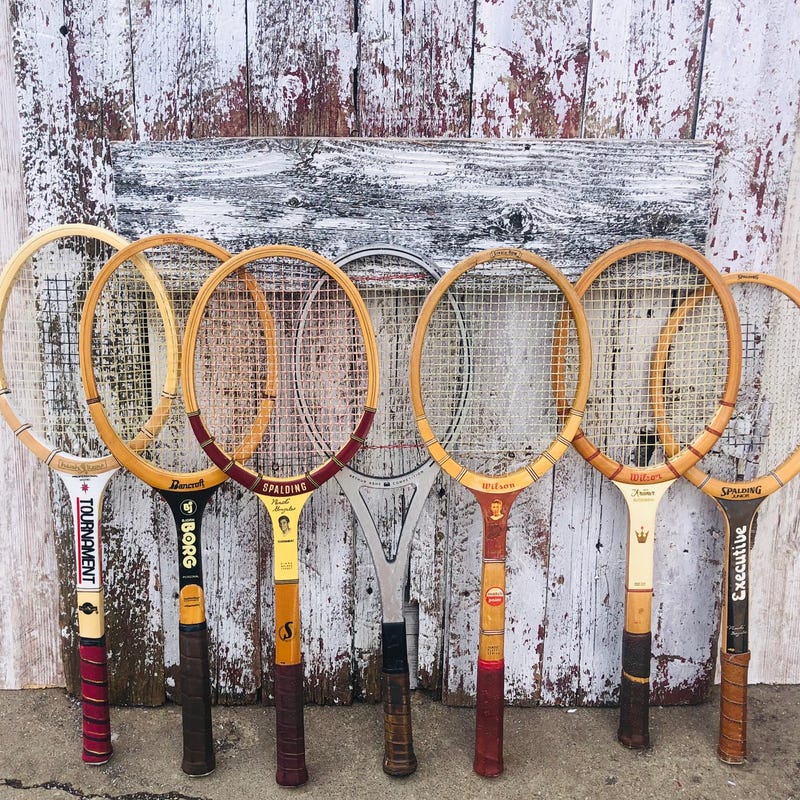 Wooden Tennis Racket - Etsy