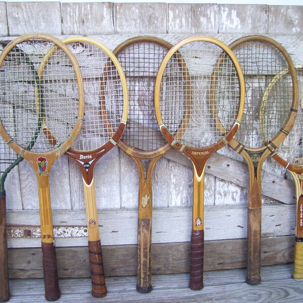 Wooden Tennis Racket - Etsy