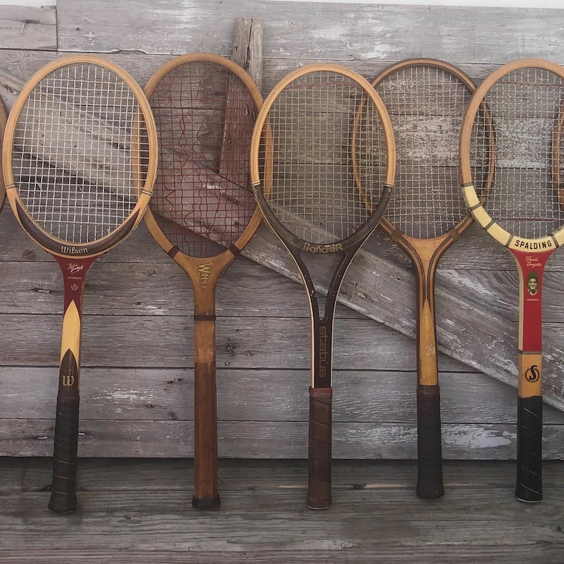 Wooden Tennis Racket - Etsy