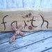 Faith Sign Inspirational Solid Wood Plank Wording Religious - Etsy
