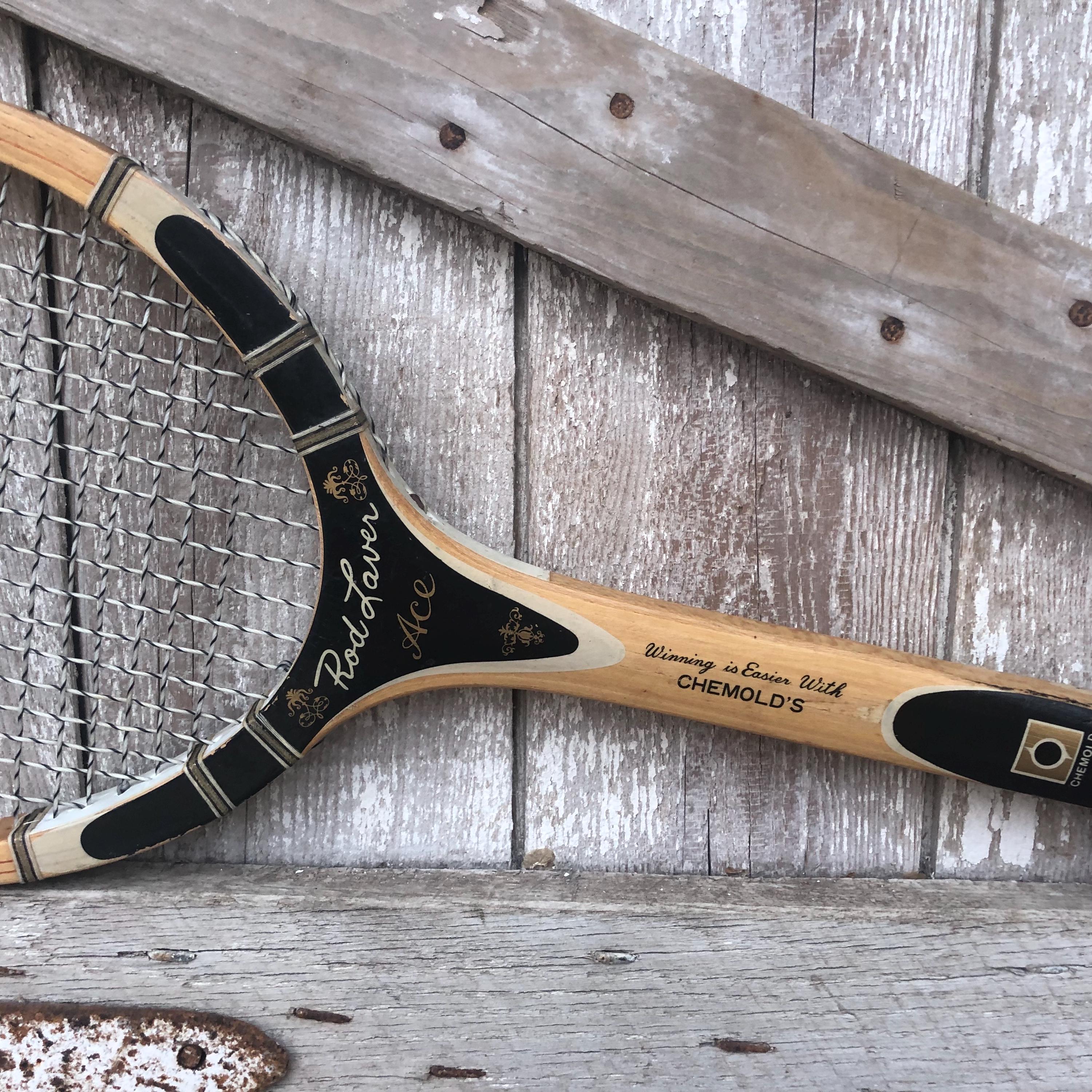 Wood Tennis Racket Wilson Jack Kramer Rod Laver Chemold Rod Laver Hugh ...