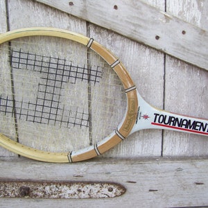 Wood Tennis Racket Spalding Pancho Gonzales Head Guillermo Vilas Harold ...