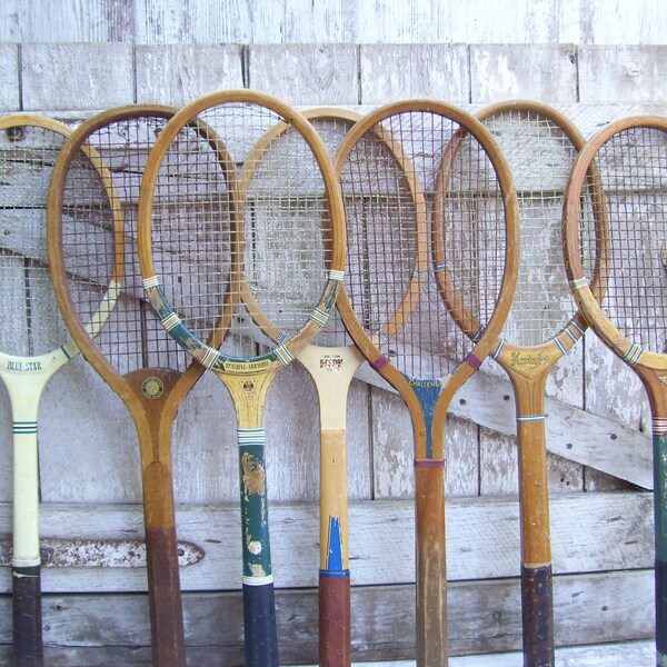 Vintage Tennis Racket - Etsy