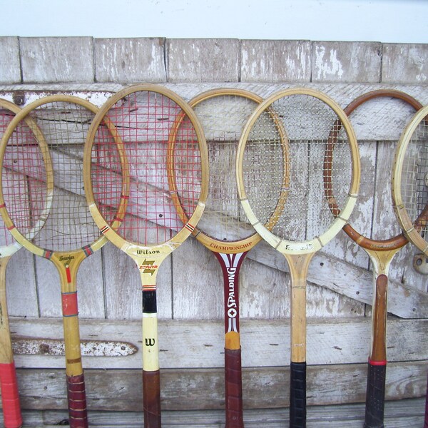 Wooden Tennis Racket - Etsy