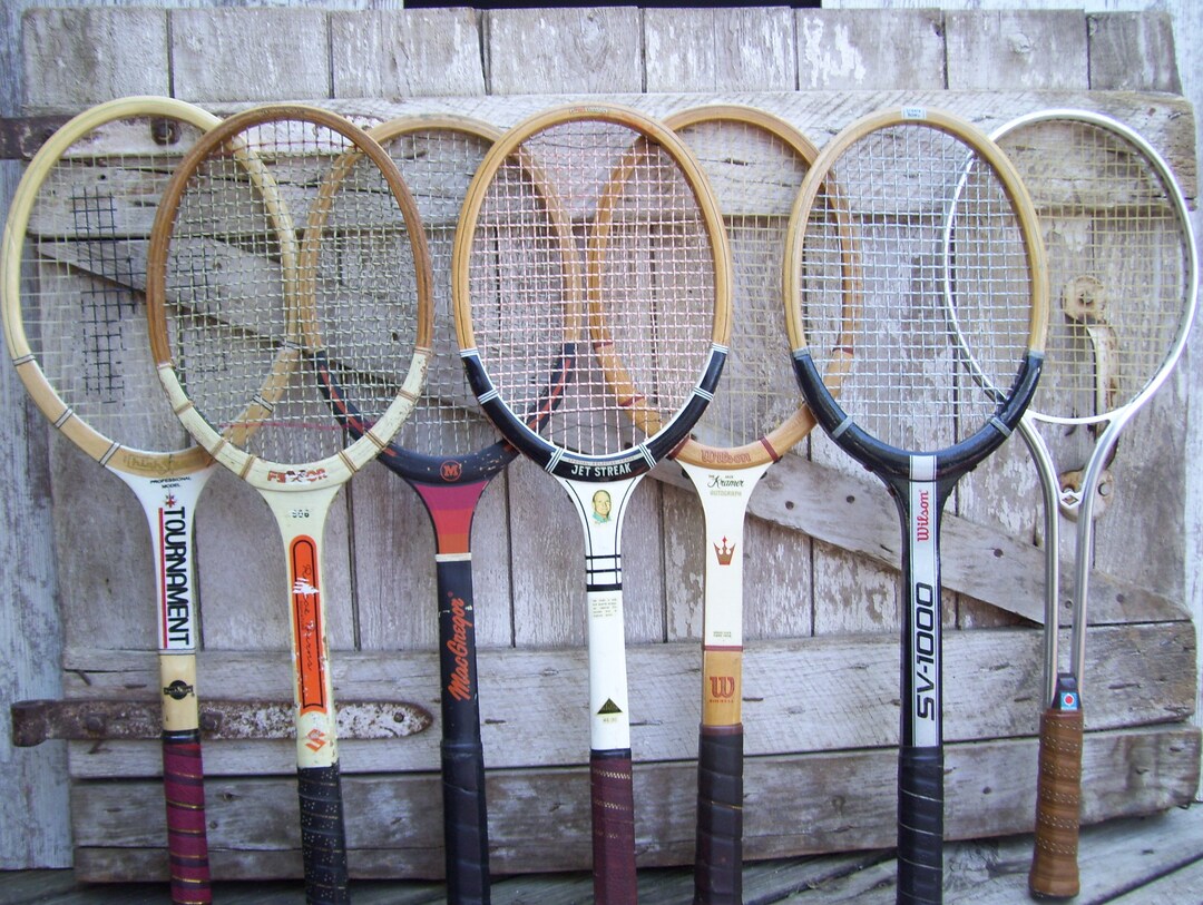 Wood Tennis Racquet Wilson Jack Kramer Roscoe Tanner Hugh - Etsy