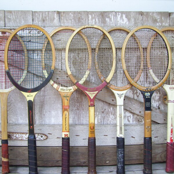 Wood Tennis Racket - Etsy