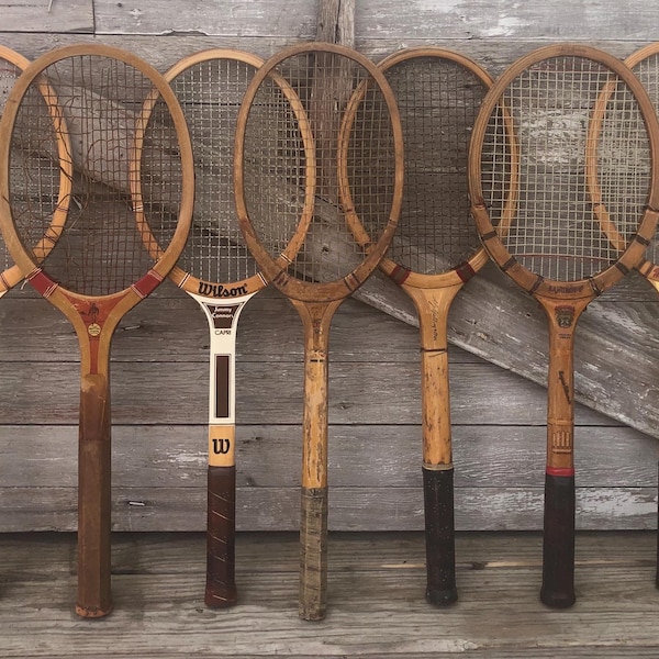 Wood Tennis Racket - Etsy