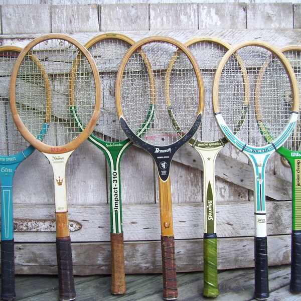 Wooden Tennis Racket - Etsy
