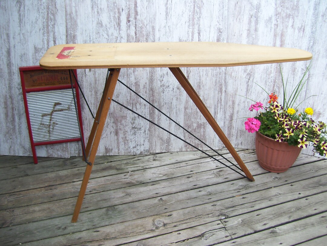 Wood Ironing Board Farmhouse Lifetime Ironing Table Maid of Honor ...