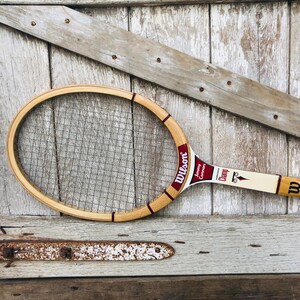 Wood Tennis Racket Wilson Jack Kramer Spalding Pancho Gonzales Tony ...