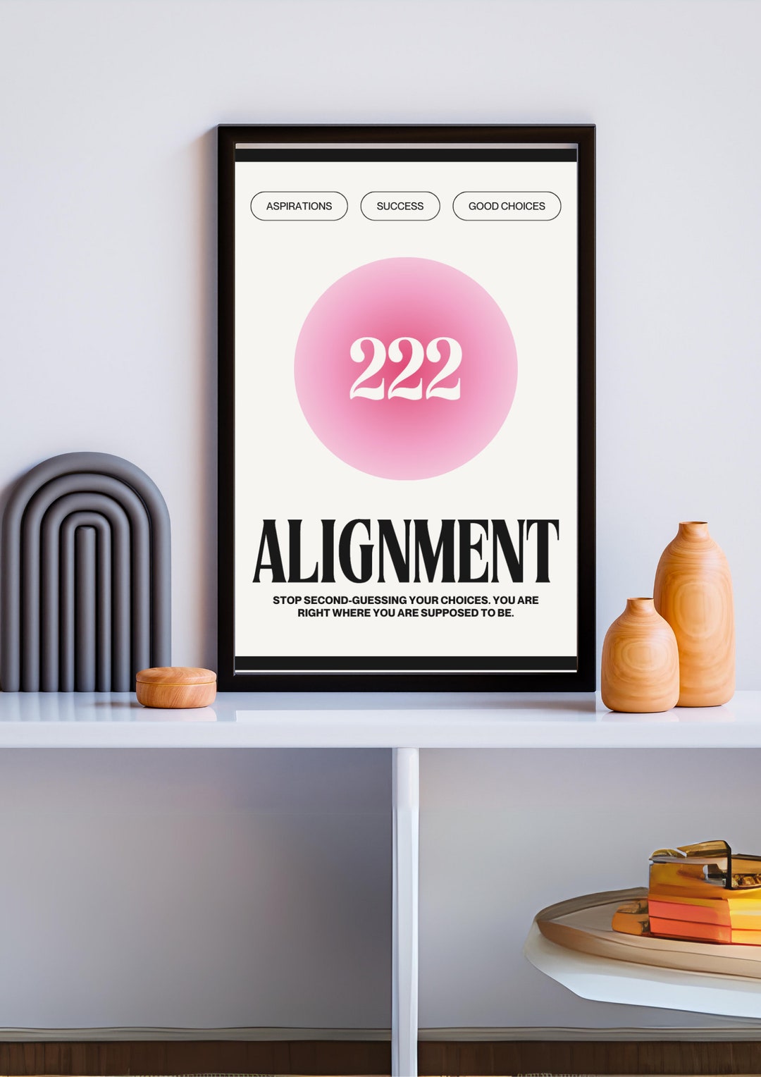 222 ANGEL NUMBER Printable Art Set, 222 Aura Wall Art, 222 Digital ...