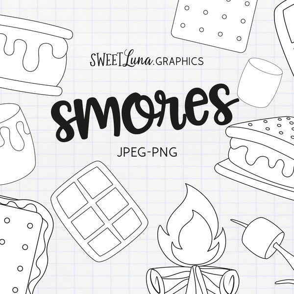 Marshmallow Clipart - Etsy