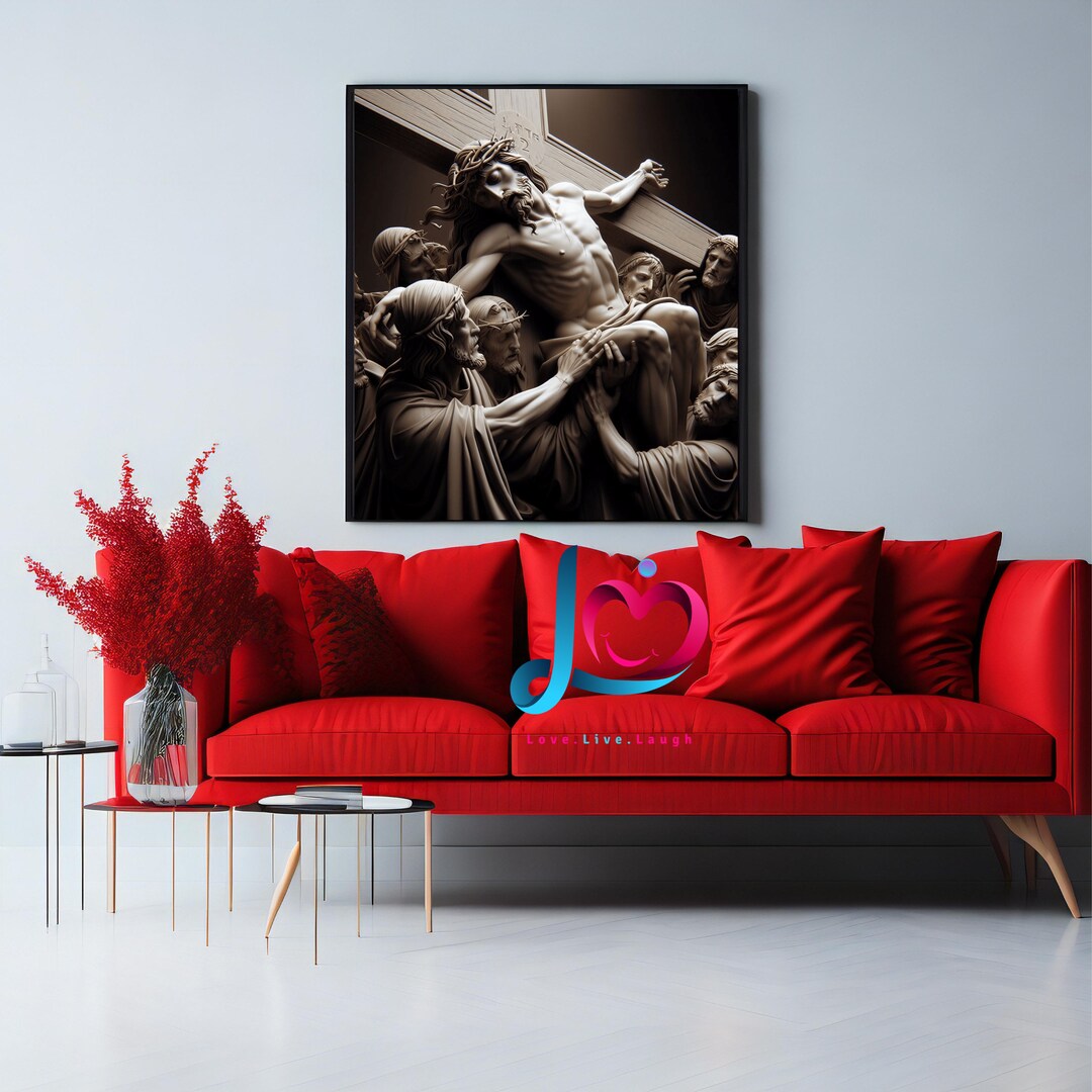 Jesus Christ's Crucifixion and Death 3D Digital Download Image High ...