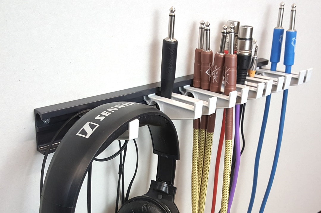 Studio Cable Rack for Guitar Leads XLR AV Kit Etc, Made From Aluminium ...