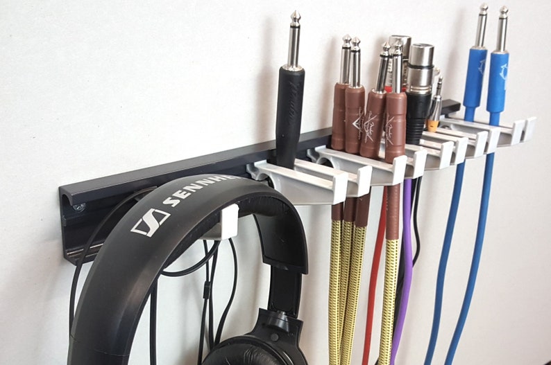 Studio Cable Rack for Guitar Leads XLR AV Kit Etc, Made From Aluminium ...