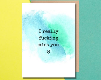 Sarcastic Miss You | Etsy