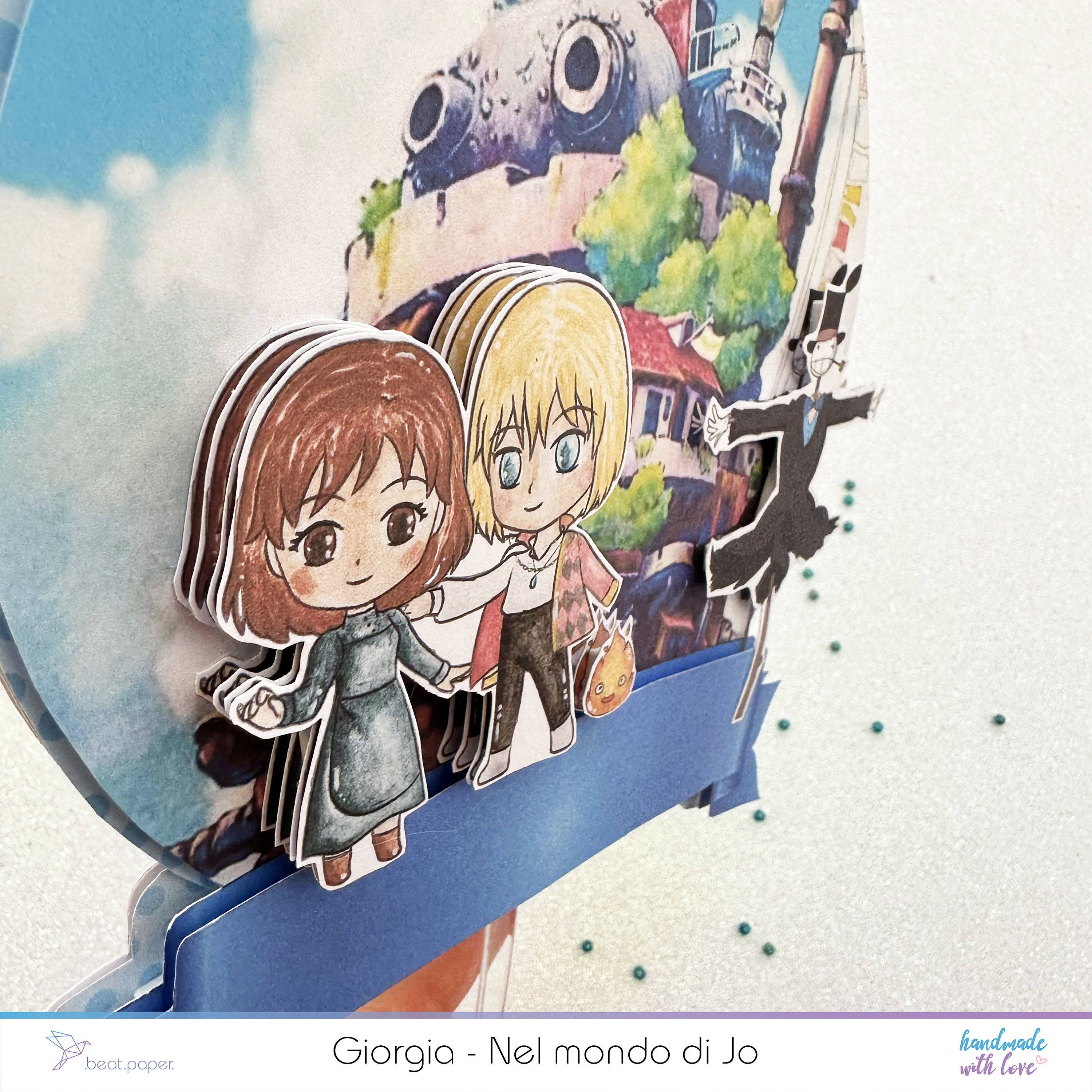 Customizable Cake Topper Howl's Moving Castle Party Handmade Birthday ...