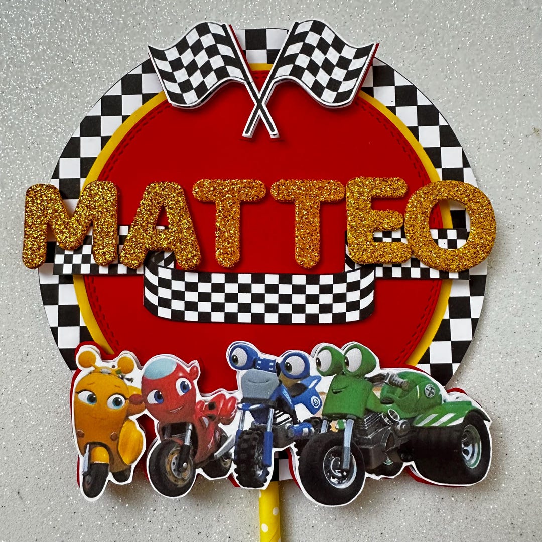 Ricky Zoom Cake Topper Personalized Cake: Party Decorations Birthday ...