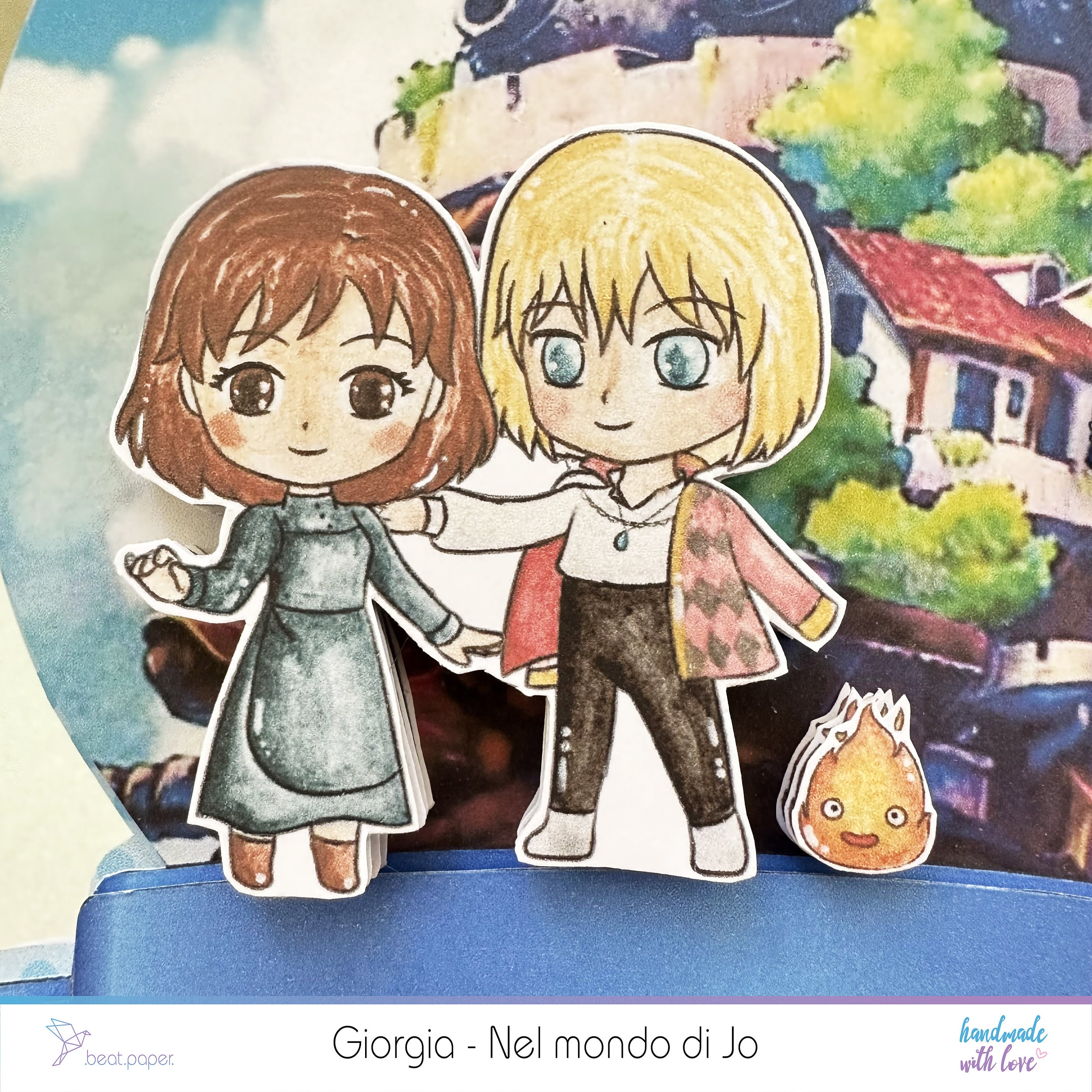 Customizable Cake Topper Howl's Moving Castle Party Handmade Birthday ...