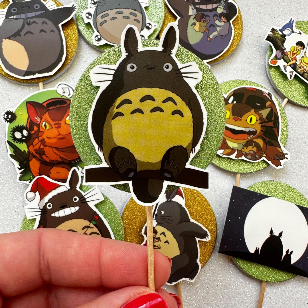 Toto Birthday Decorations: Hand Made Cupcake Toppers Mix - Etsy