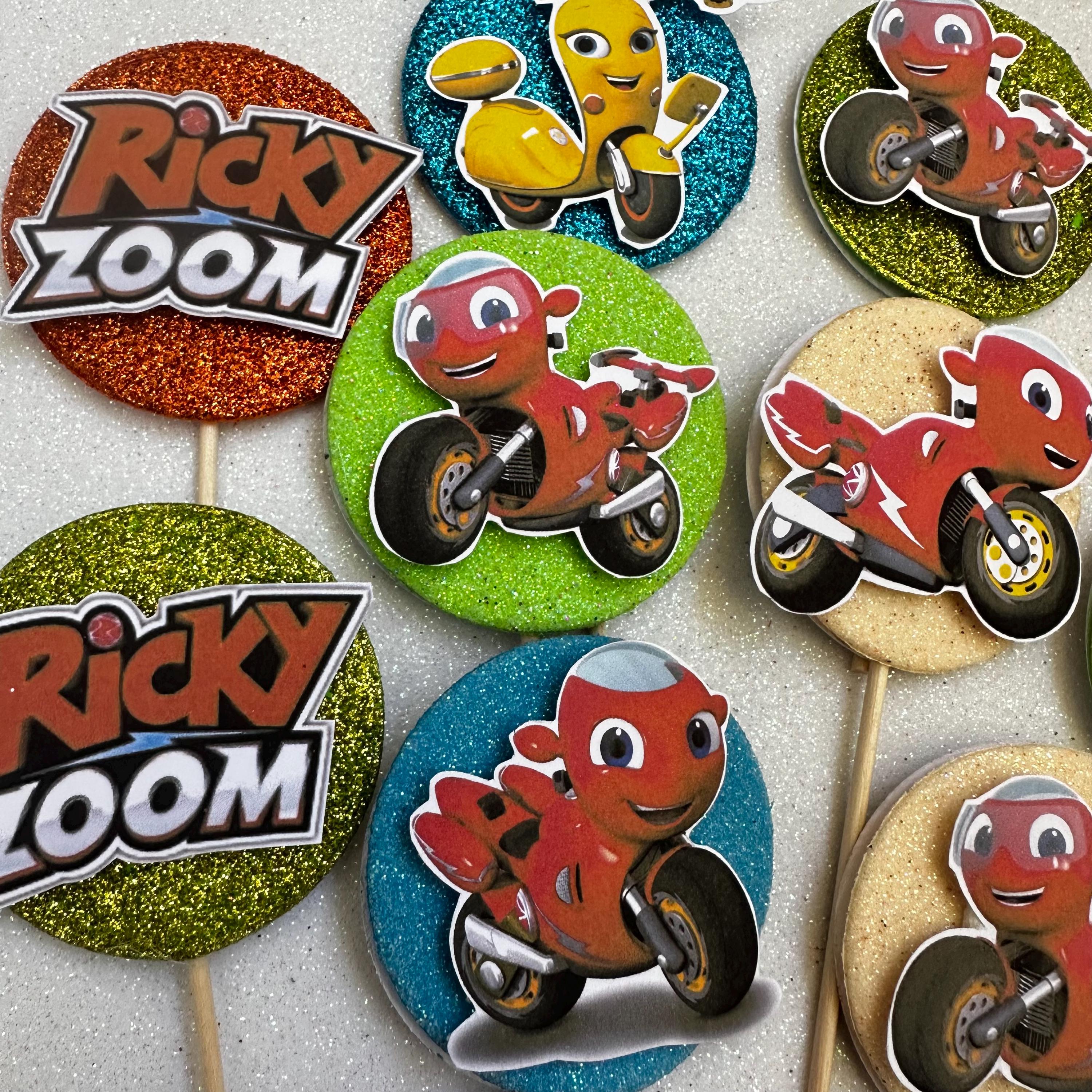 Cupcake Toppers Ricky Zoom Party Handmade Birthday Decorations - Etsy