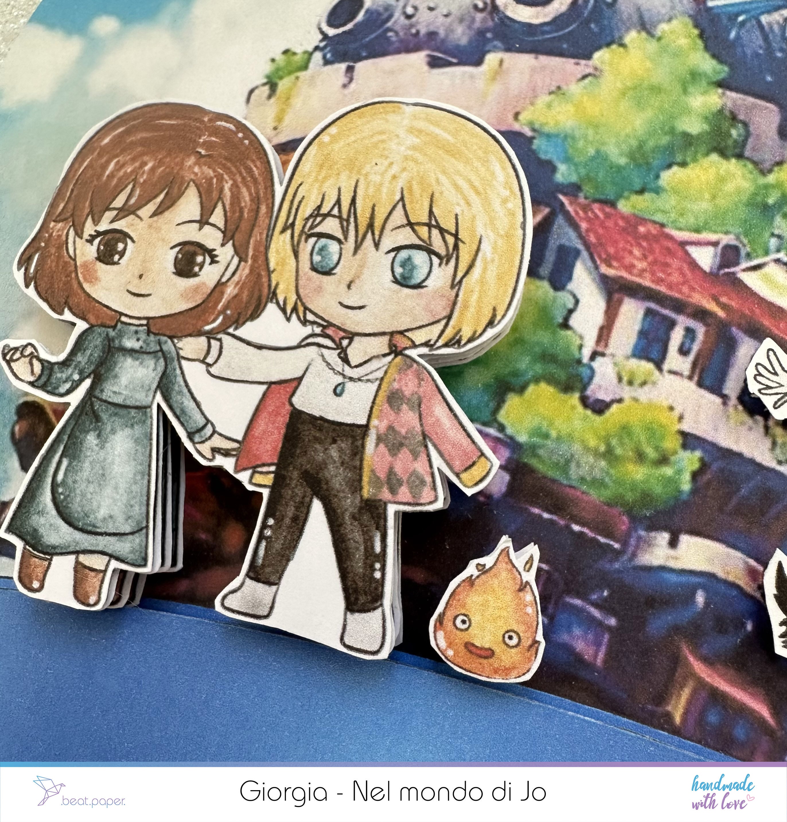 Customizable Cake Topper Howl's Moving Castle Party Handmade Birthday ...