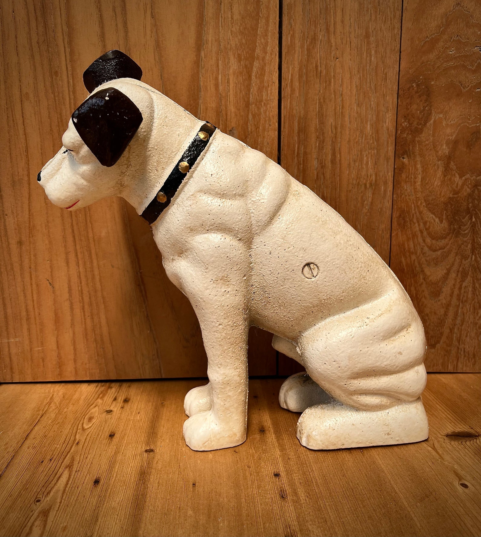 Antique Style HMV Fox Terrier Cast Iron Money Box - Etsy