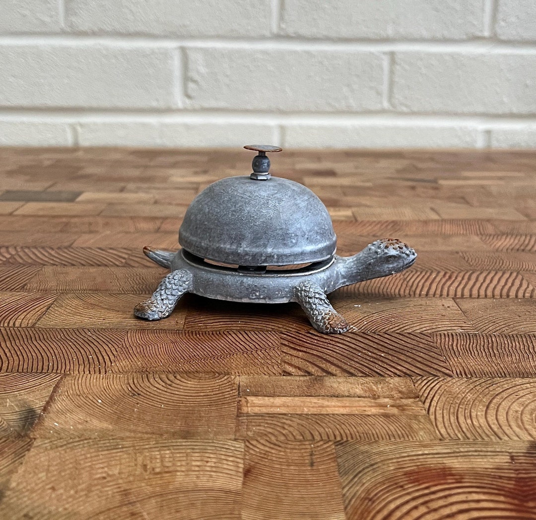 Vintage Style Tortoise/turtle Desk Bell - Etsy