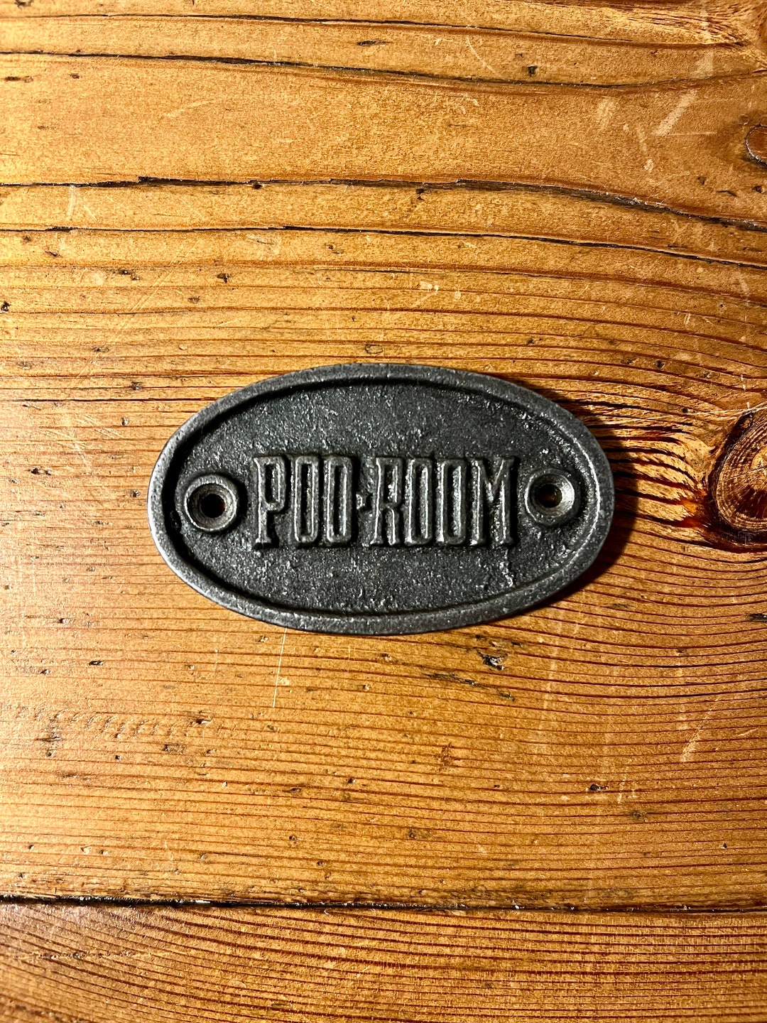 Poo Room Cast Iron Toilet Sign - Etsy