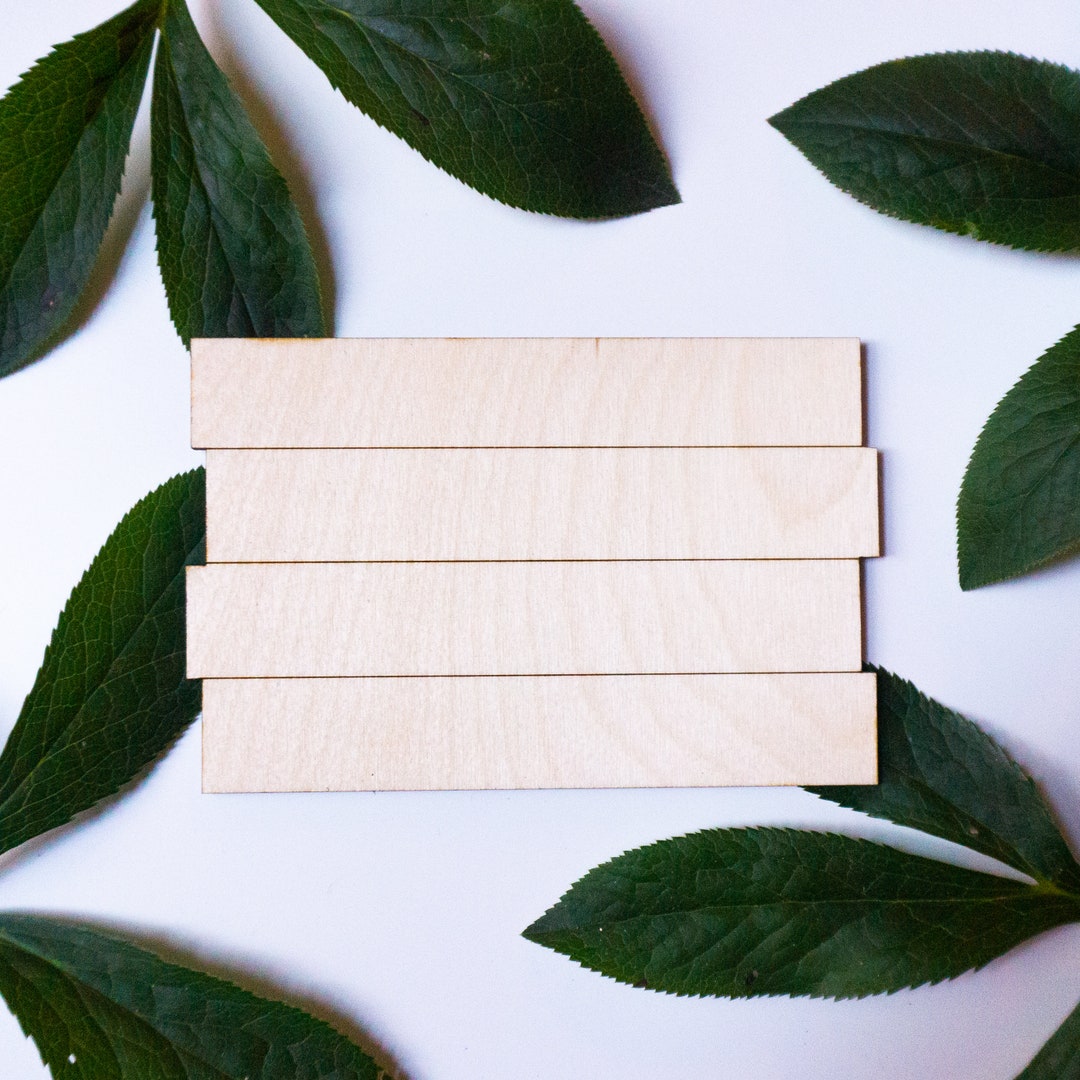 Rustic Plank Sign 1/8in Blank 6-PACK Unfinished Wood Cutouts - Etsy