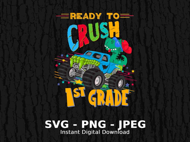 Regreso a la escuela Svg PNG 1er grado Descarga digital - Etsy México