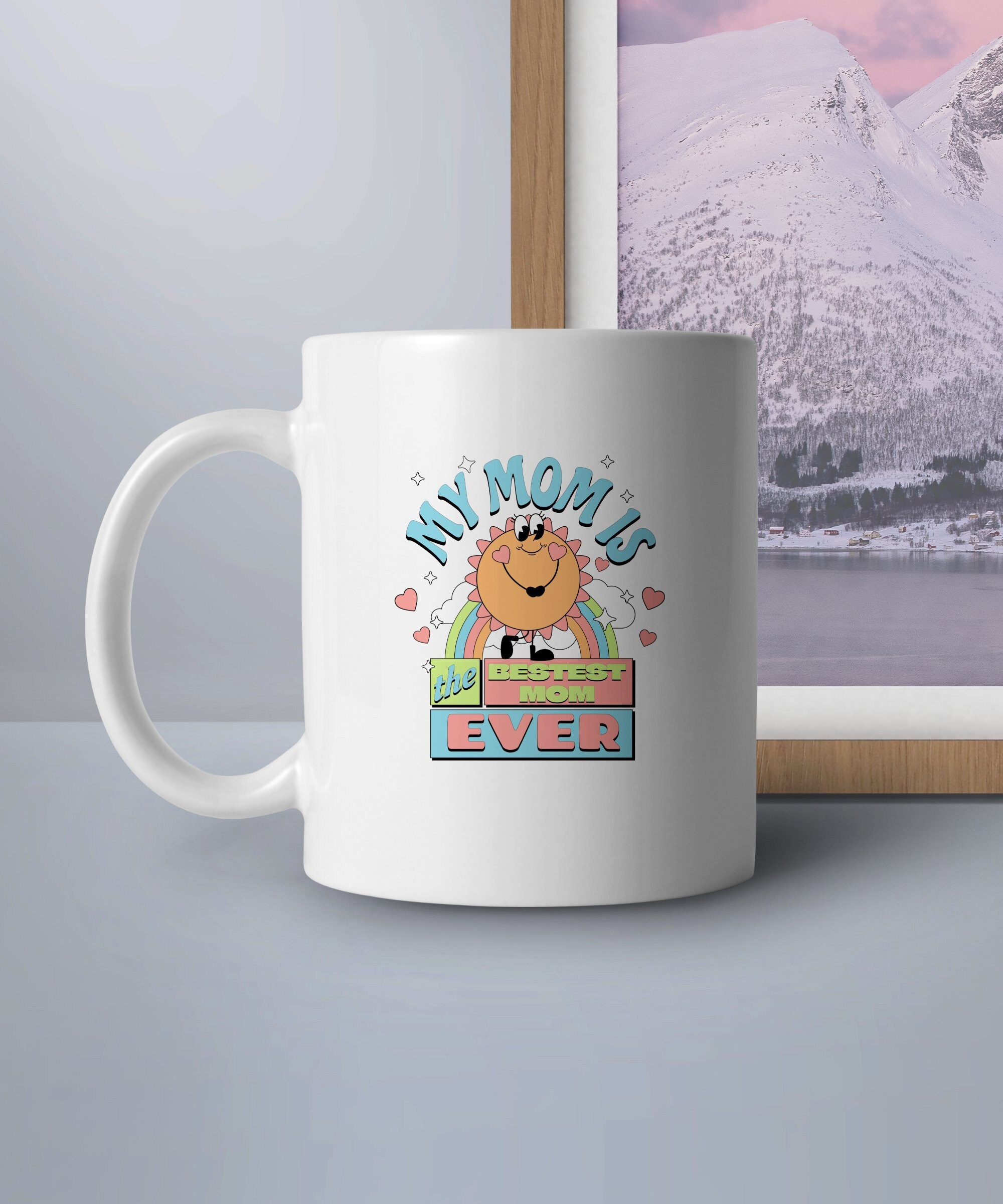Bestest Mom Ever Svg Moms Life Svg Instant Download Mothers Day T Svg Best Mom Ever