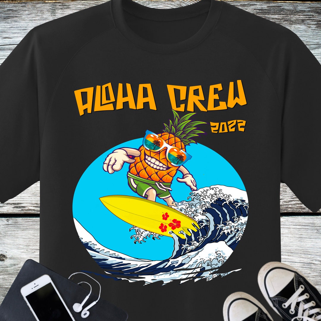 Vacation Aloha Crew T-shirt, Family Hawaiian Vacation Aloha Shirt ...