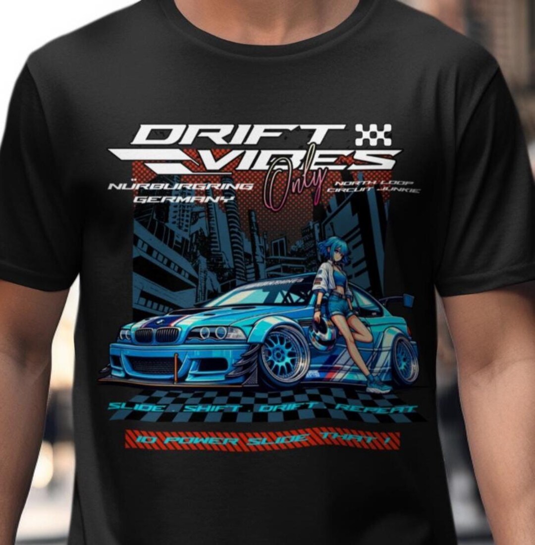 JDM Racing Shirt, Drift Car and Japanese Street Racing Graphic Design ...