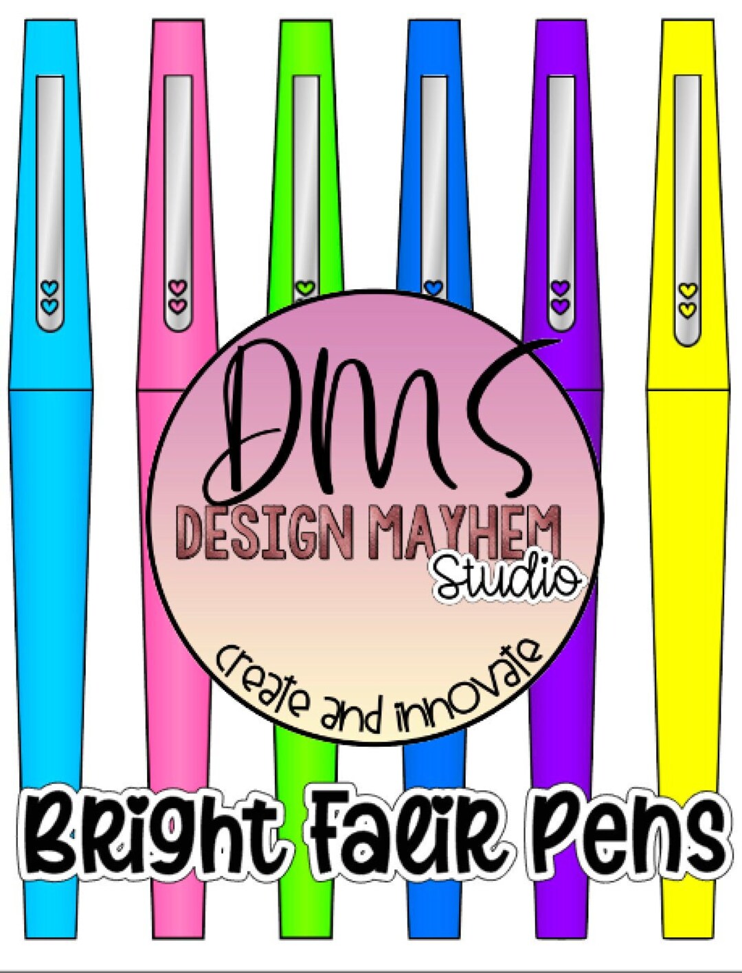 BRIGHT Flair Pens Png, SVG, Jpg Flair Pen PNG, Svg, Jpg Teacher Png ...