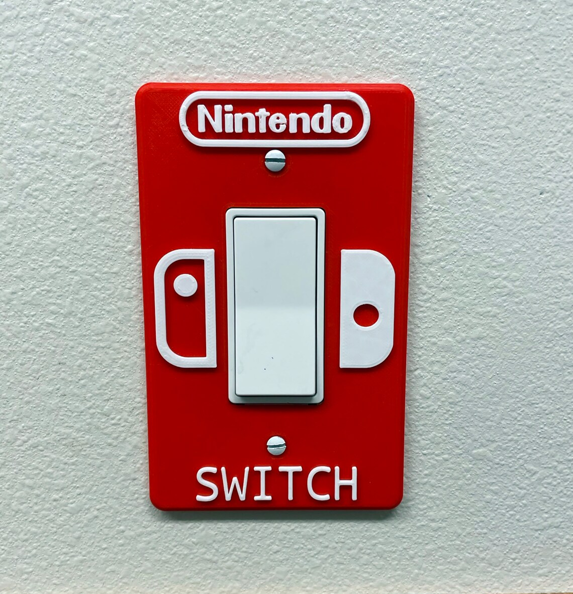 Nintendo Switch Light Switch Plate (rocker Switch) - Etsy
