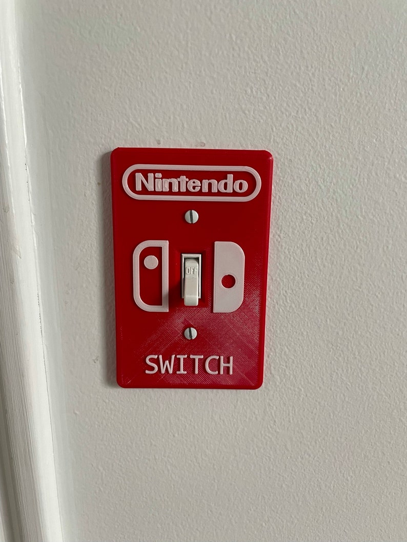 Nintendo Switch Light Switch Plate - Etsy