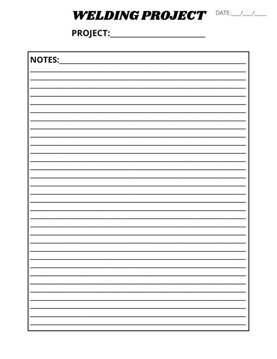 Welding Project Blueprints
