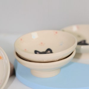 Unique Personalized Cat Bowl Custom Ceramic Dog Feeder, Food and Water ...
