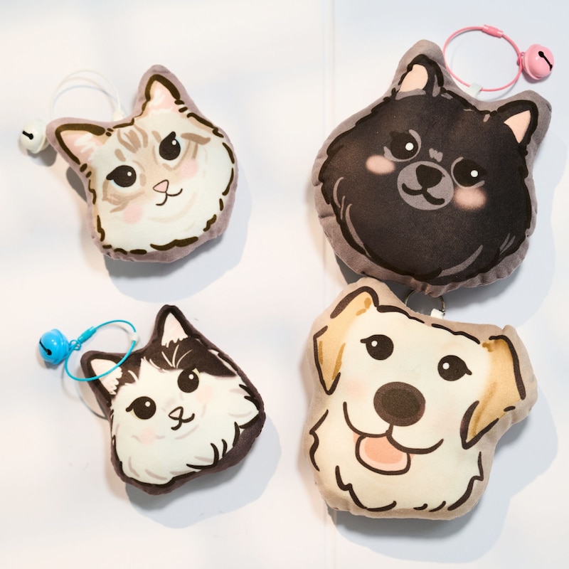 Dog Keychain - Etsy