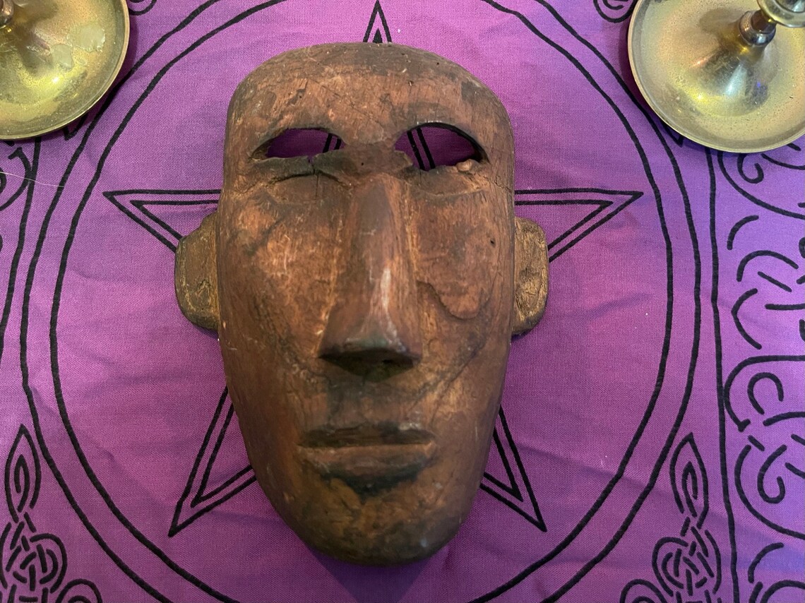 Cursed Wood Mask - Etsy