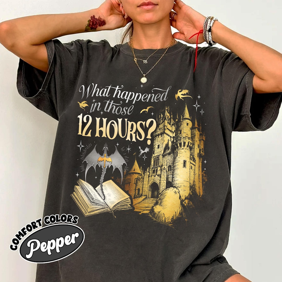 Fourth Wing Series Comfort Colors Shirt for Fans, the Quest Squad Onyx ...