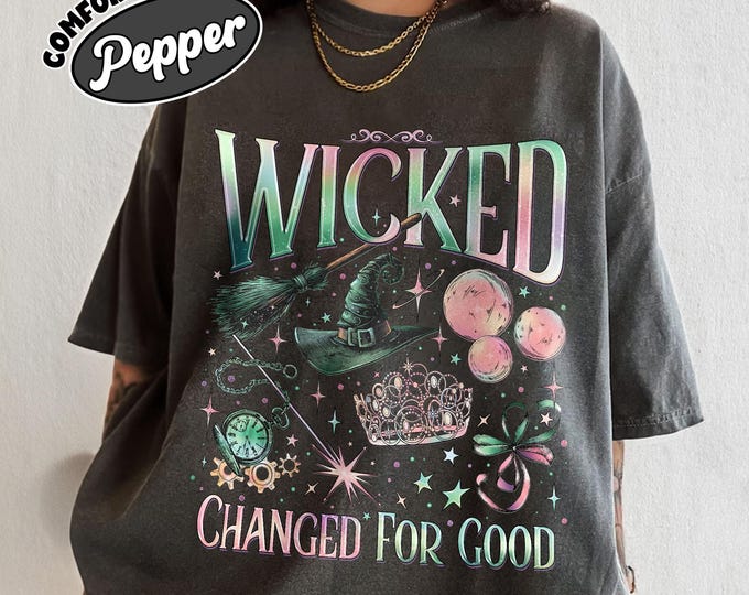 Wicked Broadway Musical Bling Luxury Rhinestone Shirt Custom Made Tee ...