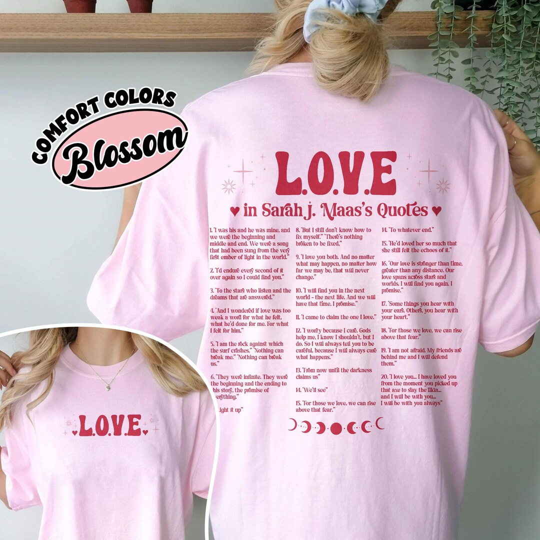 Different Ways Say I Love You in SJM Quotes Comfort Colors Shirt, SJM ...