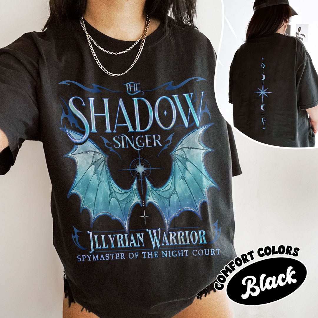 Shadowsinger Night Court Comfort Color Shirts, Azriel SJM Book Merch ...