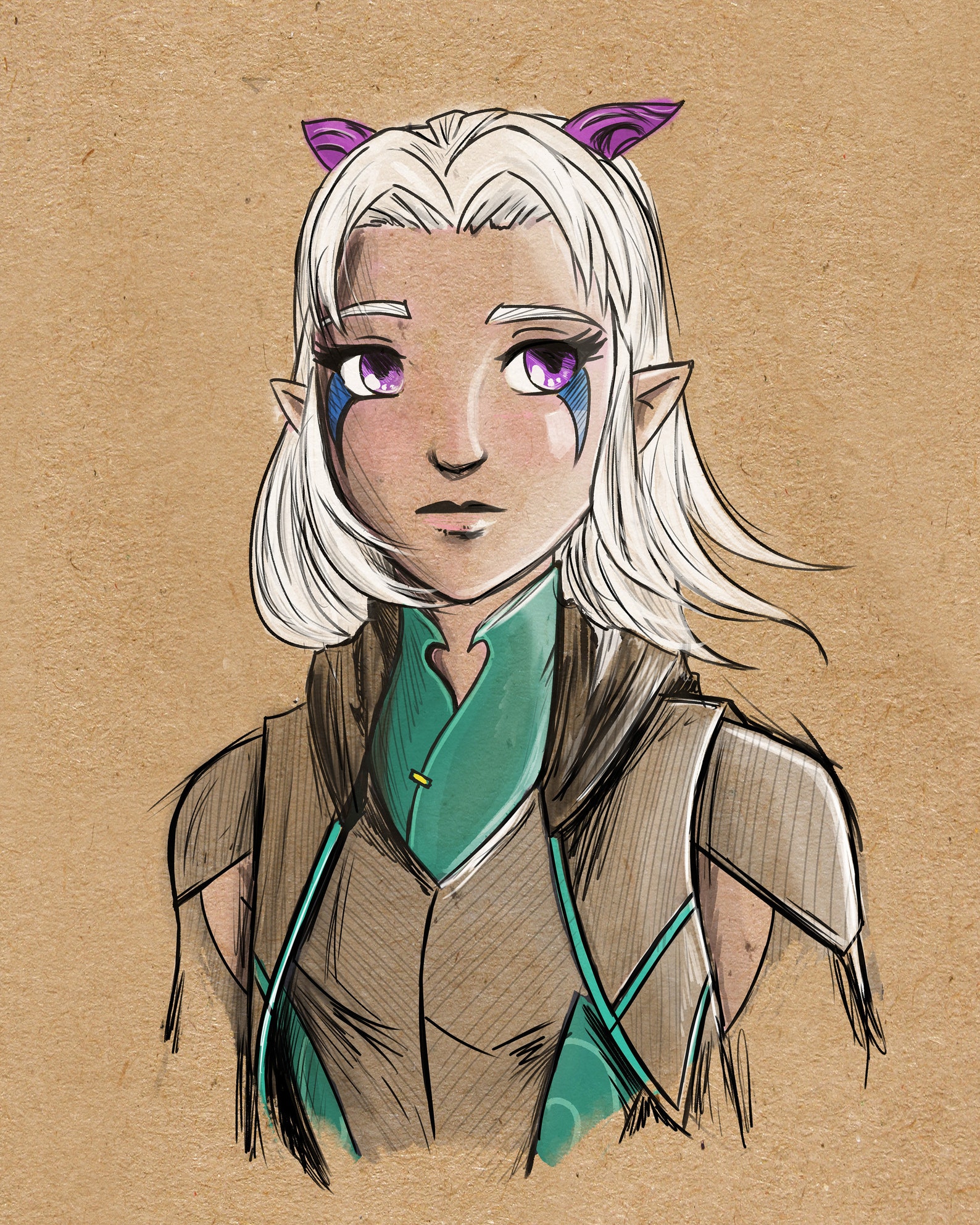 Rayla Sketch Print 8x10 Signed By The Artist Etsy