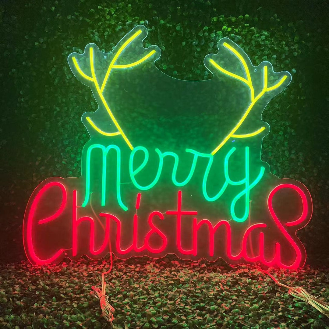 Christmas Neon Lights Handmade Neon Sign Neon Sign Personalized Gifts ...