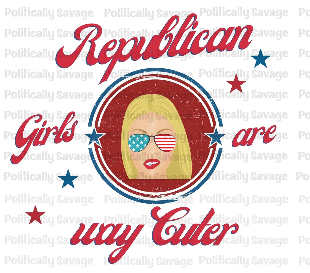 Republican Girls Right Sublimation SVG PNG Digital File - Etsy Portugal