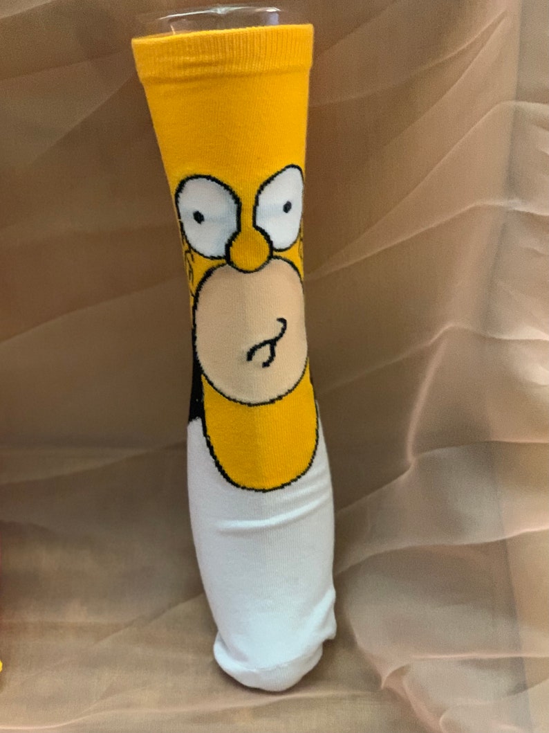 Homer Simpson Socks - Etsy